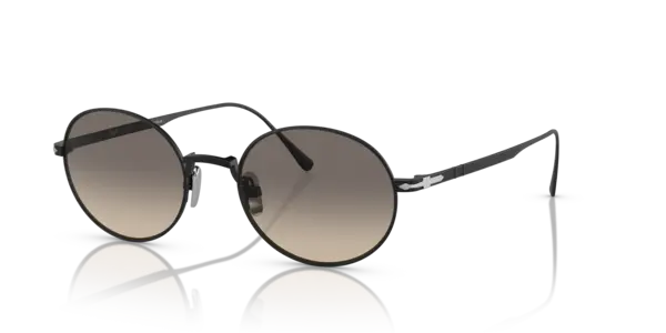Persol Titanium Oval Sunglasses - Grey-black