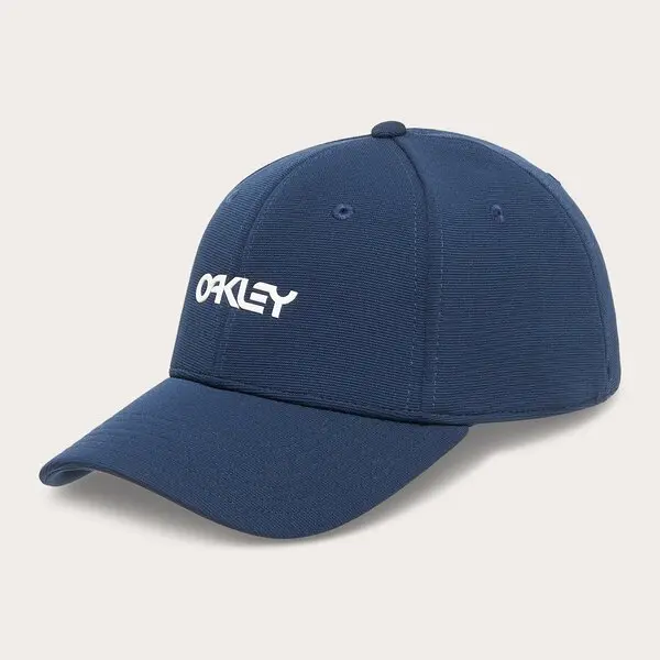Oakley 6 Panel Stretch Metallic Cap - White