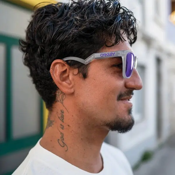 Oakley Frogskins™ Hybrid Sunglasses - Matte Lilac,prizm Clear