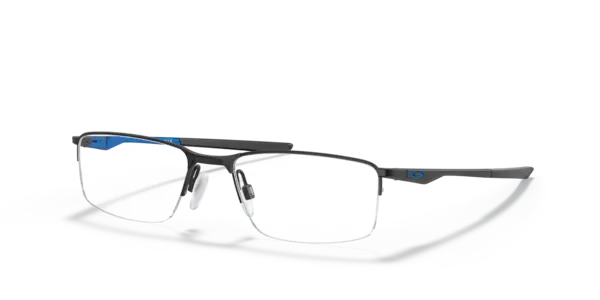Oakley Half Rim Rectangle Eyeglasses - Black