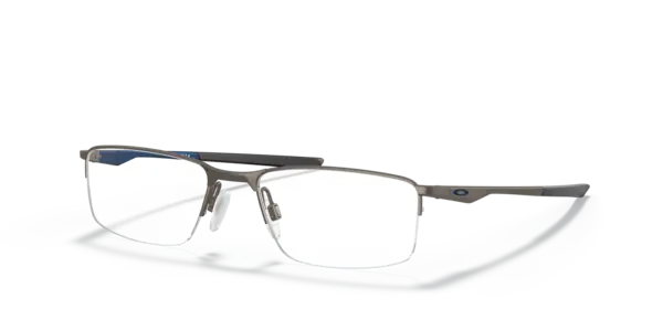 Oakley Half Rim Rectangle Eyeglasses - Pewter