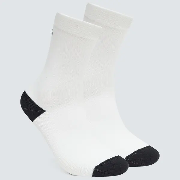Oakley Ribbed Ellipse Long Socks - White