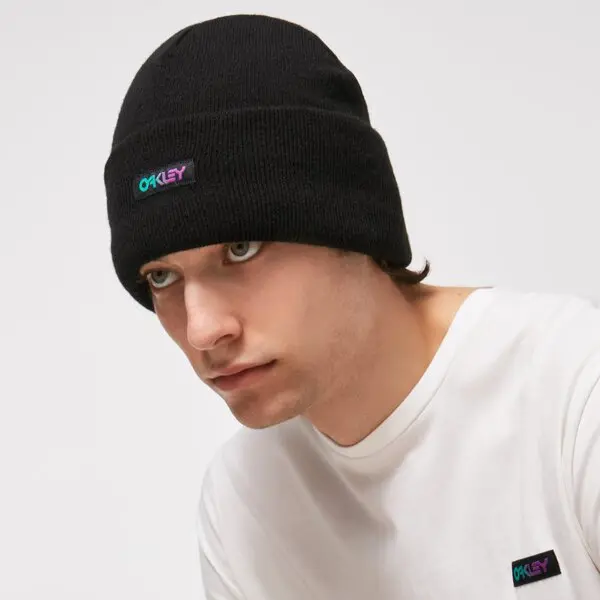 Oakley B1b Gradient Patch Beanie - Black