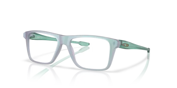 Oakley Bunt Youth Fit Eyeglasses - Dark Matte Translucent Balsam Opaline