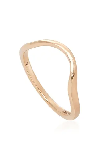 MARIE MAS Halo 18k Rose Gold Ring