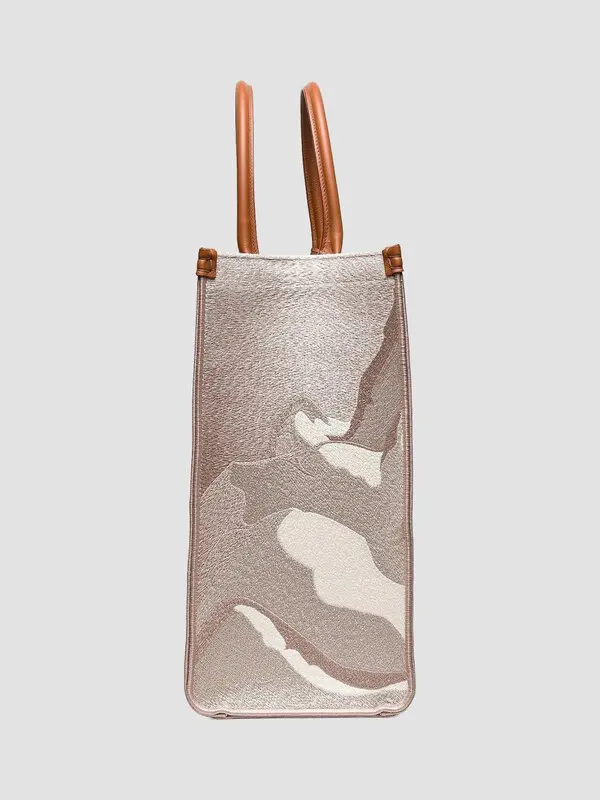 Santoni Embroidered Shopper Tote Bag