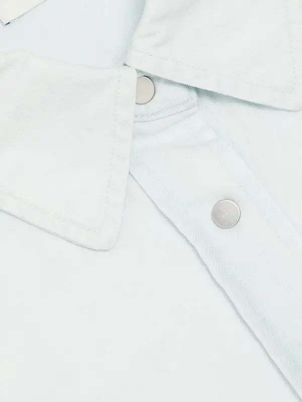 Vince Twill Snap-front Overshirt