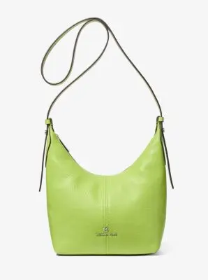 Michael Kors Margaret Medium Pebbled Leather Messenger Bag
