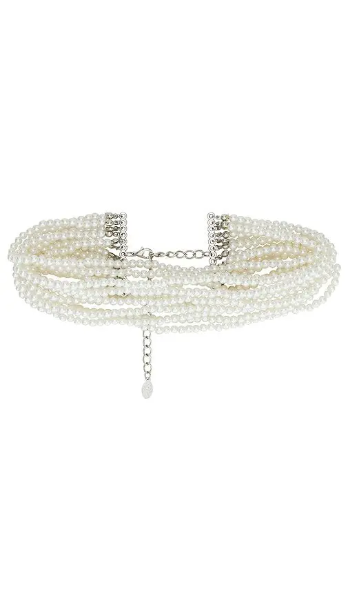 8 Other Reasons Pearl Choker - White