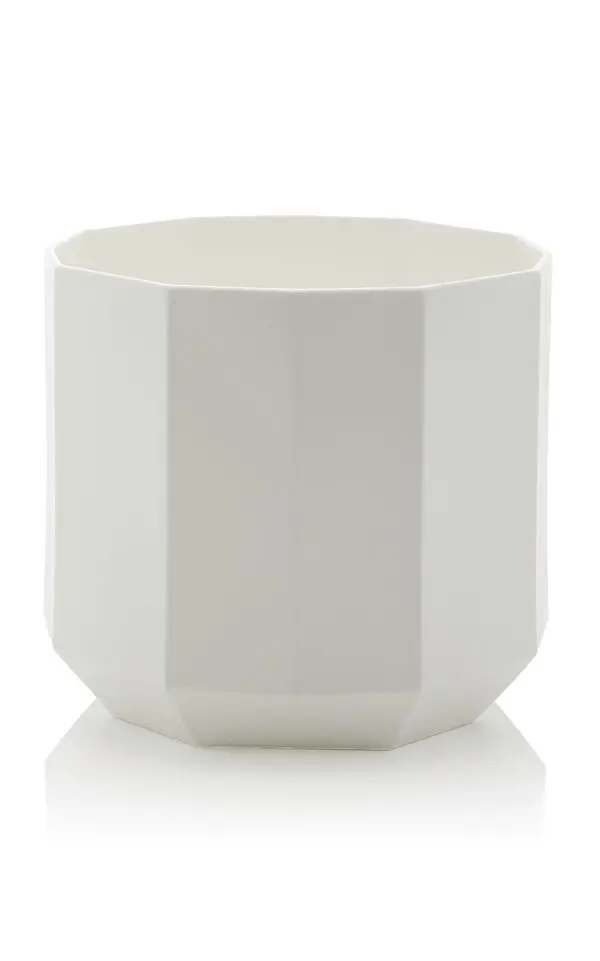 Tiffany & Co. Facet Medium Bone China Vase - White