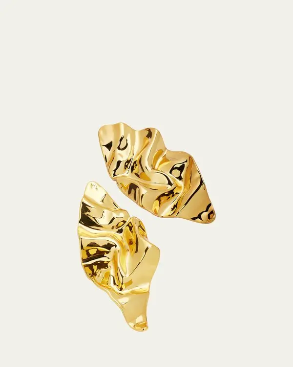 Alexis Bittar Crumpled Post Earrings