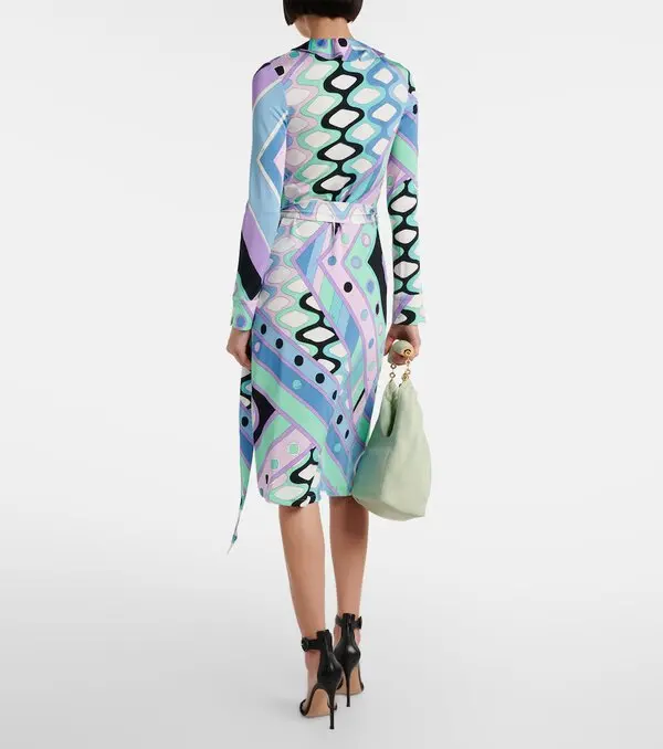 Emilio Pucci Vivara Wrap Dress - Multicoloured