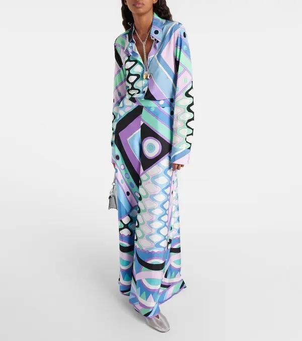 Emilio Pucci Vivara Printed Shirt - Multicoloured