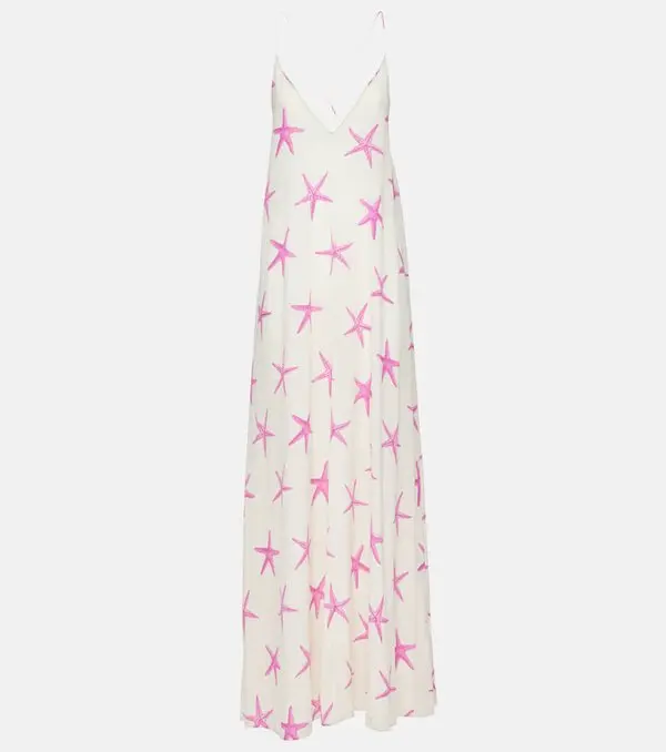 Valentino Garavani Printed Silk Gown