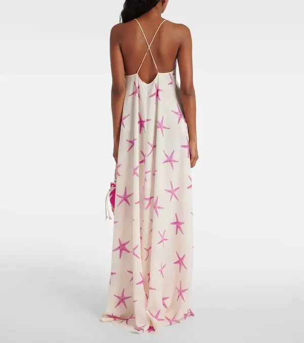Valentino Garavani Printed Silk Gown