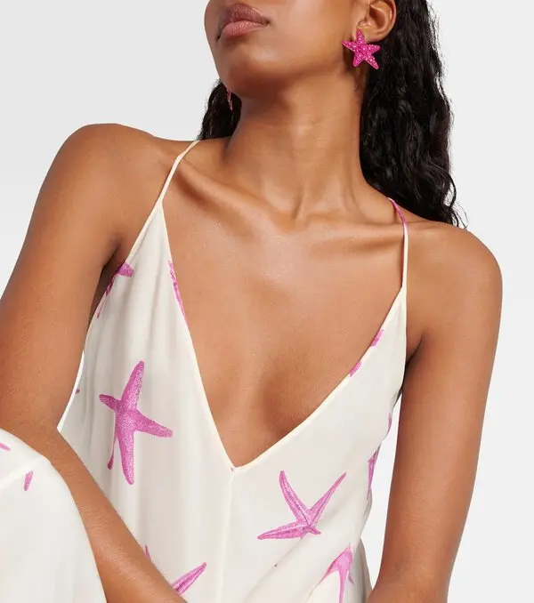 Valentino Garavani Printed Silk Gown