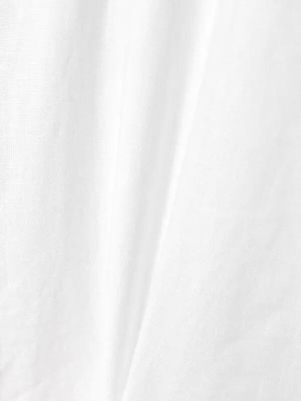 JAMES PERSE Tie-detailed Linen Midi Dress