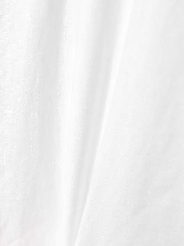 JAMES PERSE Tie-detailed Linen Midi Dress