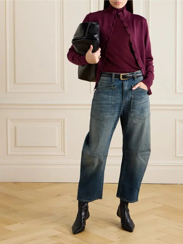 NILI LOTAN Shon Boyfriend Jeans - Blue