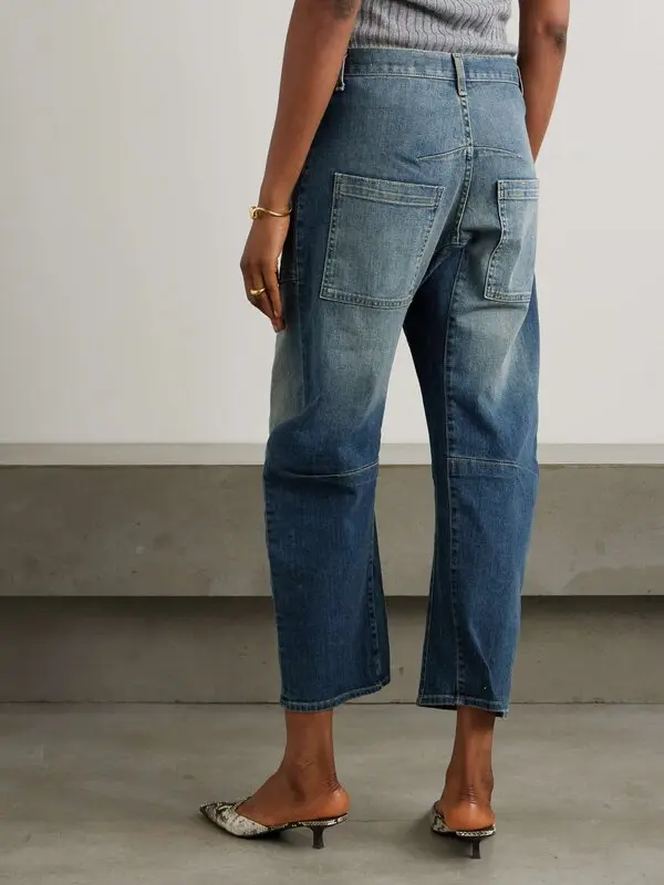 NILI LOTAN Shon Boyfriend Jeans - Blue