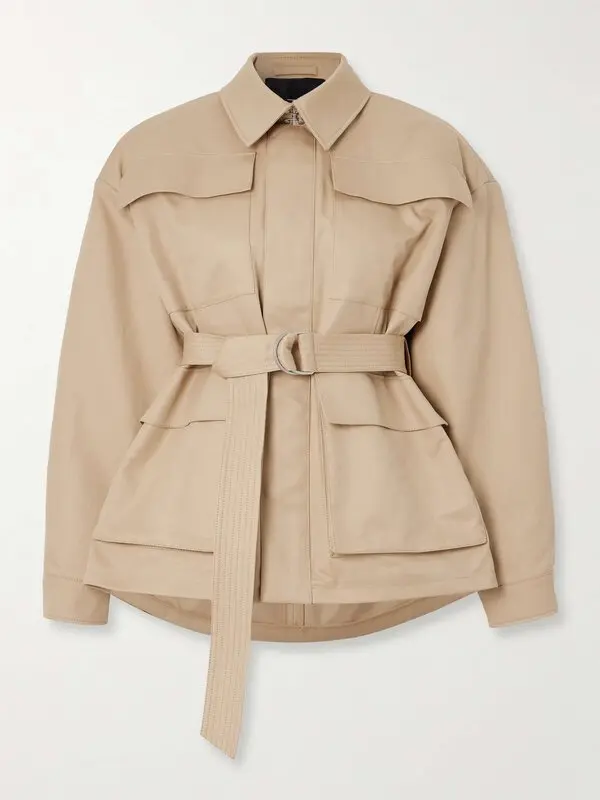 Wardrobe.NYC Belted Cotton-drill Parka