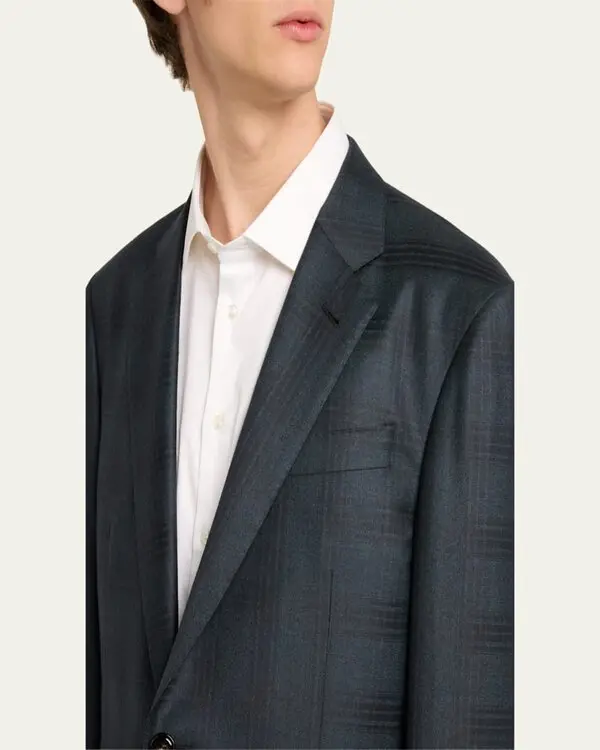 Giorgio Armani Soft Wool-cashmere Sport Coat