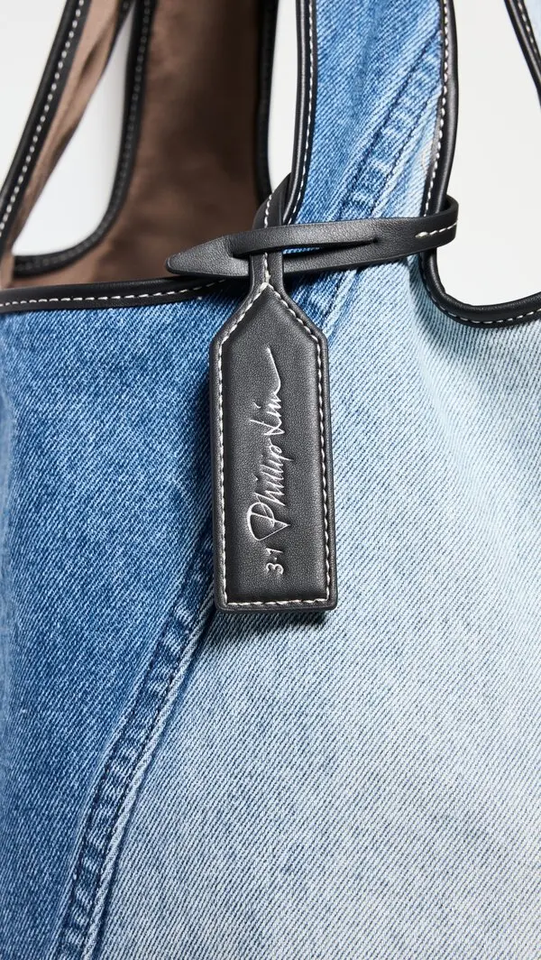 3.1 Phillip Lim Denim Market Tote - Indigo