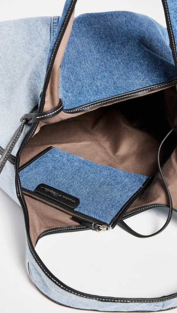 3.1 Phillip Lim Denim Market Tote - Indigo