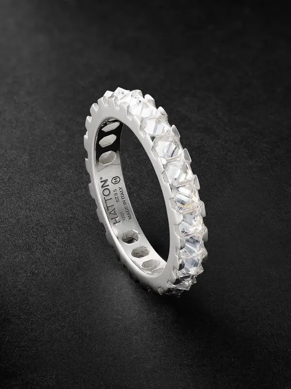 MAD Hatton Labs Spike Eternity Ring - Silver