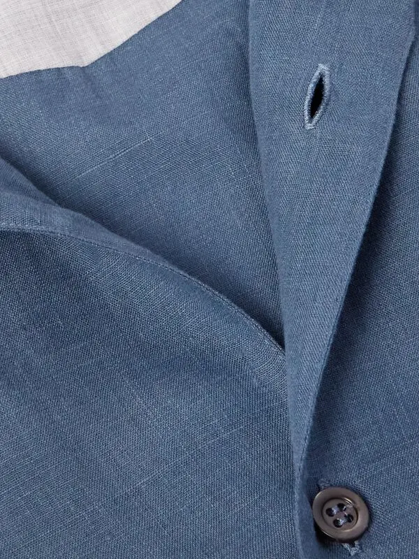 Brunello Cucinelli Camp-collar Hemp Shirt