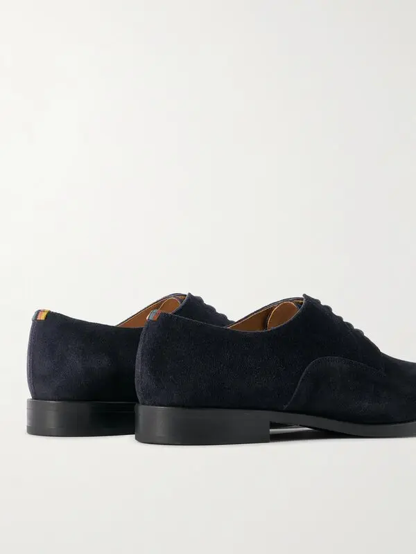 Paul Smith Suede Oxford Shoes In Blue - 40% Off | Editorialist display picture 1
