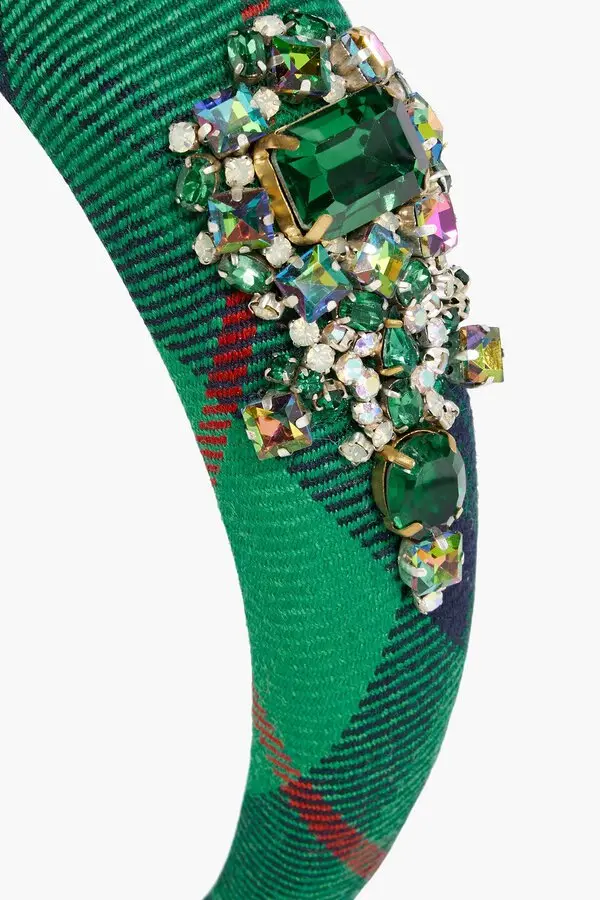 Jennifer Behr Evelina Crystal-Embellished Headband In  display picture 1