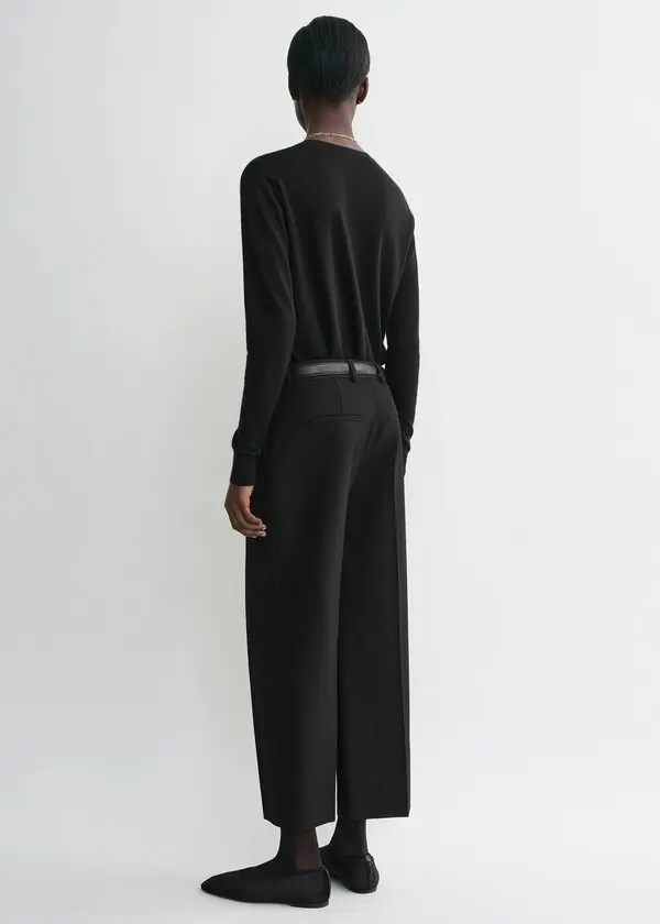 TOTEME Cropped Straight Trousers