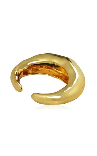 Alexis Bittar Large Molten 14k -plated Cuff