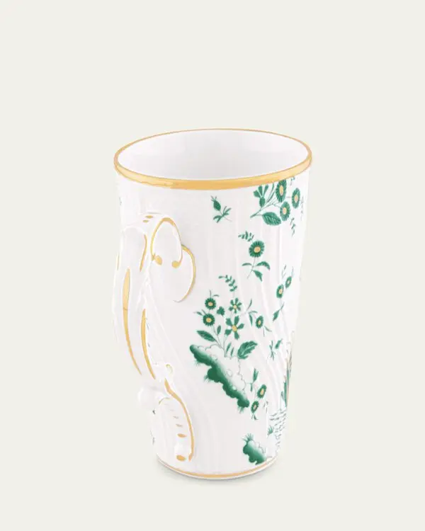 GINORI 1735 Mug, 13 Oz - Oro Di Doccia Giada