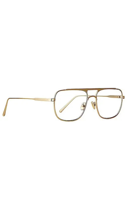 ELISA JOHNSON Jane Sunglasses - Gold Metal