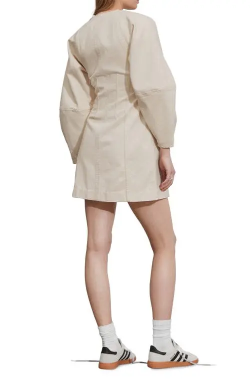 and other stories long sleeve dress & OTHER STORIES Voluminous-Sleeve Midi Dress