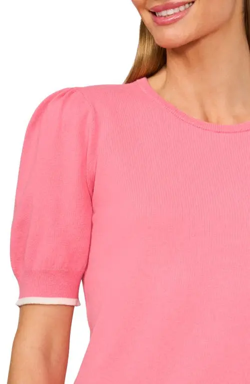 CECE DUPRAZ Contrast Edge Cotton Sweater