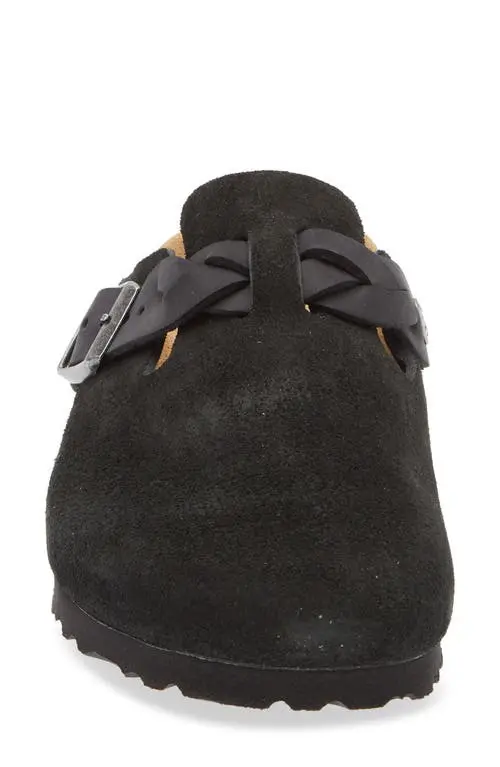 BIRKENSTOCK Boston Braid Clog - Black