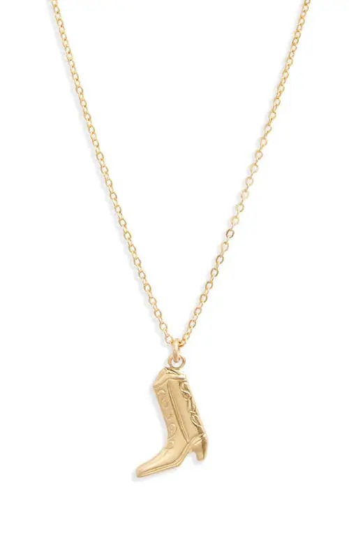 SET & STONES Houston Pendant Necklace - Gold
