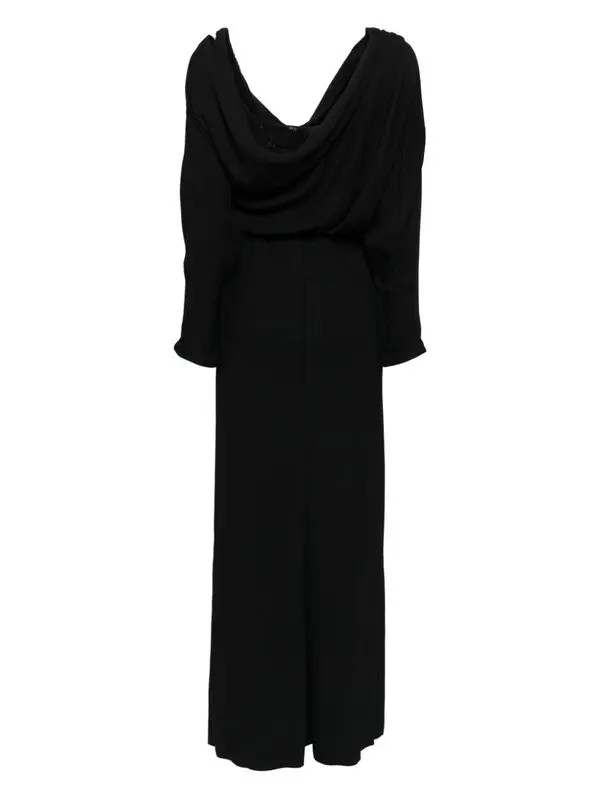 Giambattista Valli Draped Belted Midi Dress