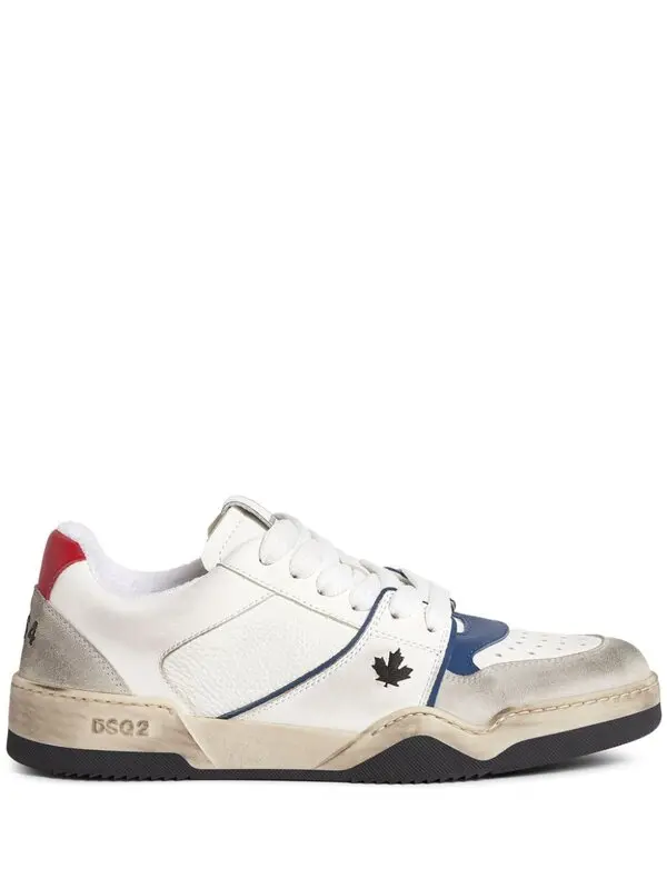 Dsquared2 Spiker Sneakers With Maple Leaf Embroidery