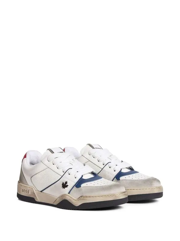 Dsquared2 Spiker Sneakers With Maple Leaf Embroidery
