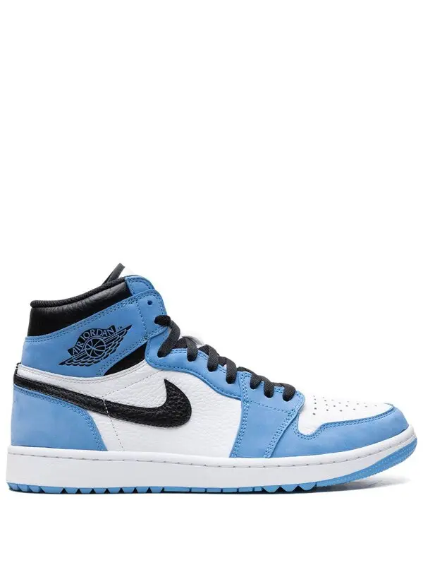JORDAN Air 1 High Golf University Sneakers - Blue