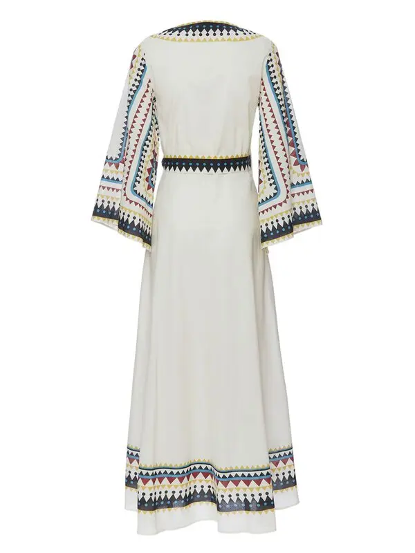 La DoubleJ Cotton Maxi Wrap Dress