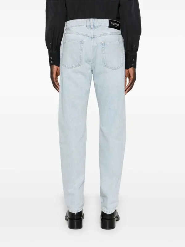 Balmain Mid-rise Straight Jeans