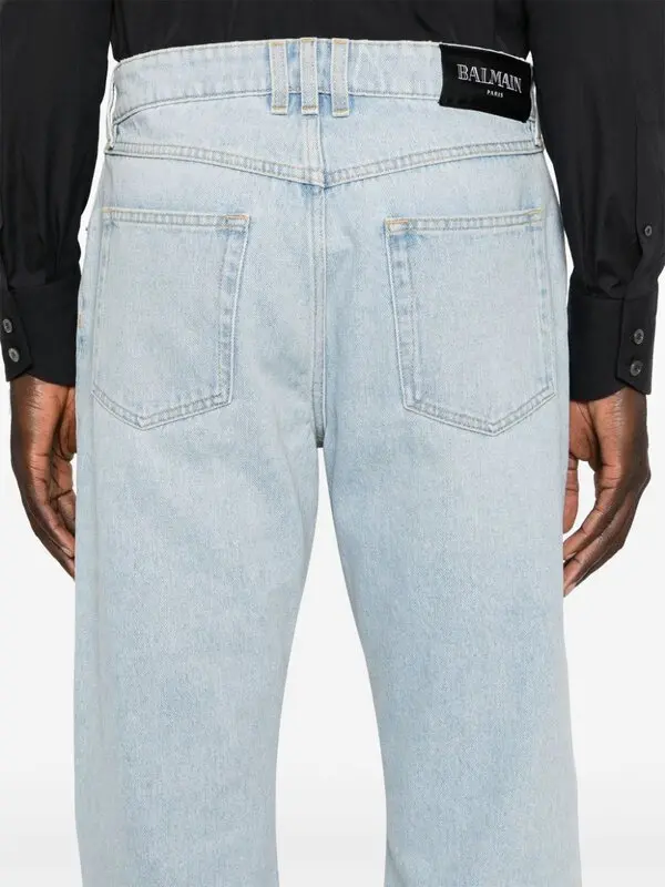 Balmain Mid-rise Straight Jeans