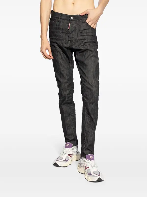 Dsquared2 Logo-patch Cotton Jeans