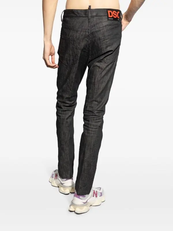 Dsquared2 Logo-patch Cotton Jeans