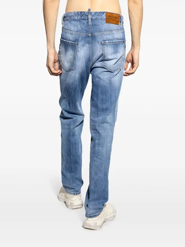 Dsquared2 Logo-patch Cotton Jeans